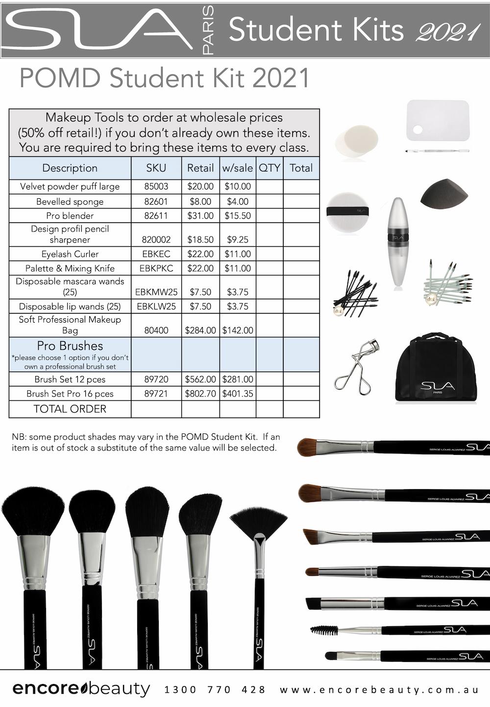 Student Makeup Kits – SLA Academy